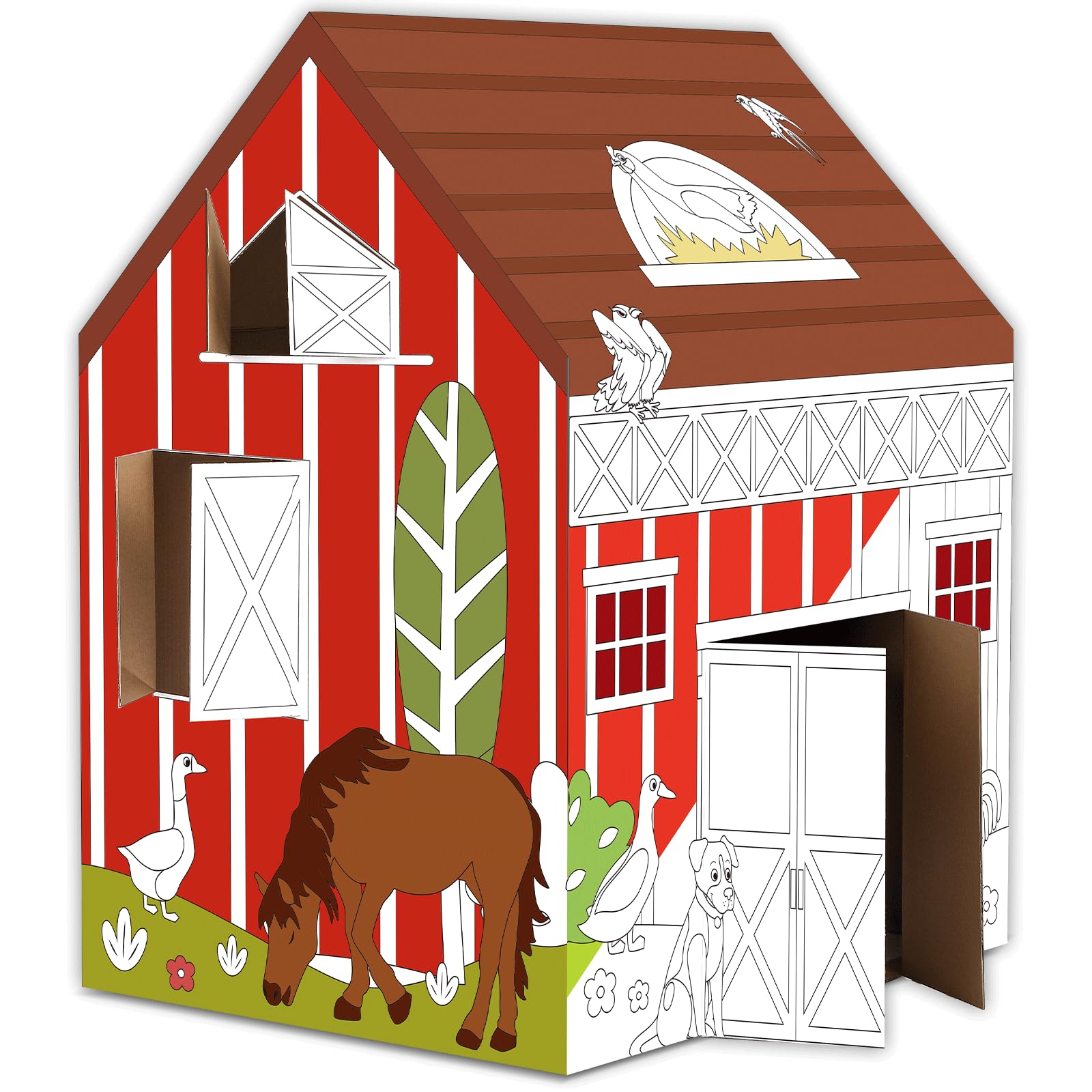 Large Cardboard House PAPPY Playhouse (Large)