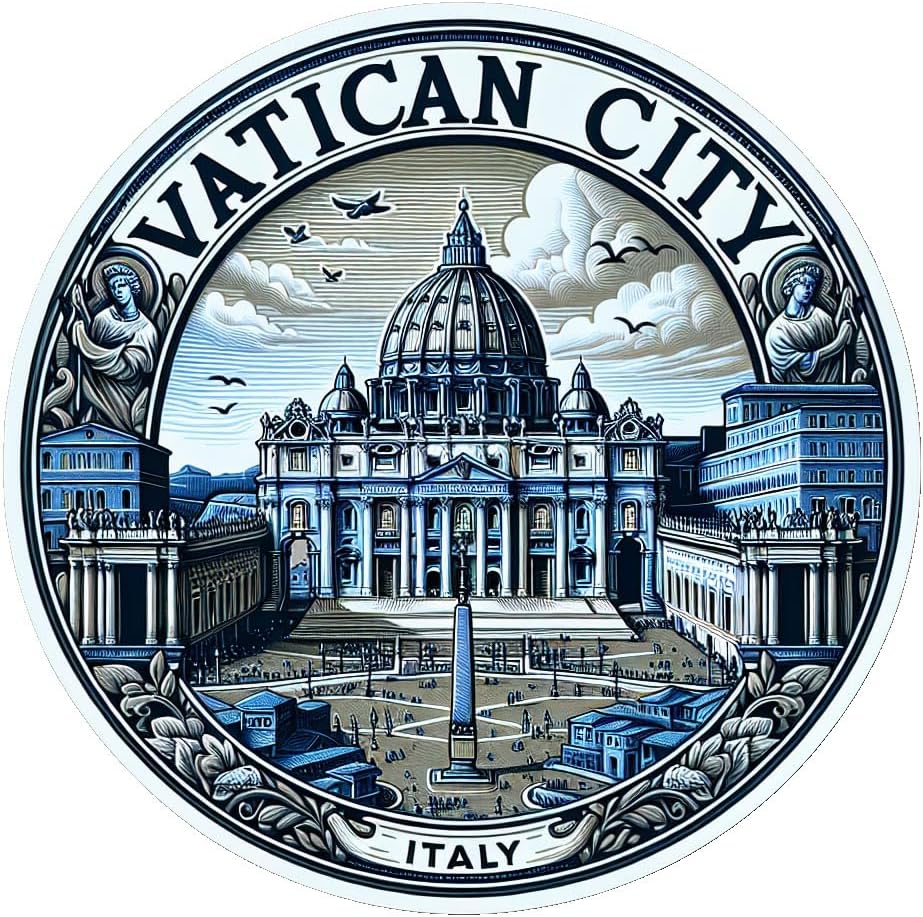 Amazon.com: Vatican City Italy Souvenir Die-Cut Flat Decorative Flat ...