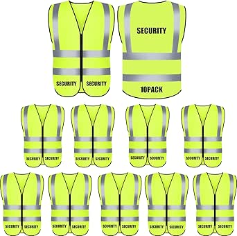 Amazon.com: High Visibility Safety Vest Class 2 ANSI Reflective ...