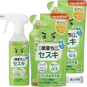 Amazon | レック LEC 除菌率99.9% 激落ち セスキ クリーナー スプレー 本体 400ml + 詰め替え 360ml 2個セット セスキ炭酸ソーダ+アルカリ電解水配合 アルカリ ...