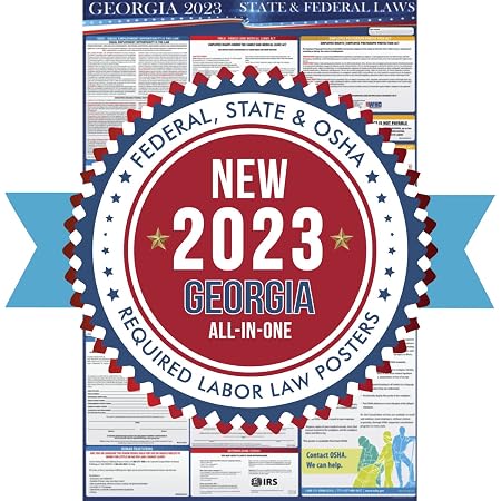 2023 Georgia State & Federal Labor Law Poster - OSHA Workplace ...