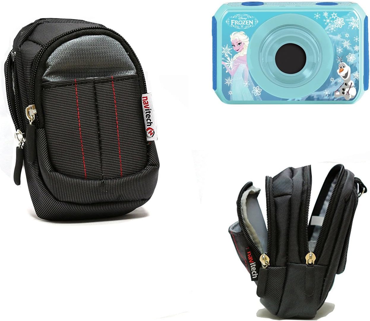 Navitech Black Camera Case Bag Compatible with The Lexibook Disney ...