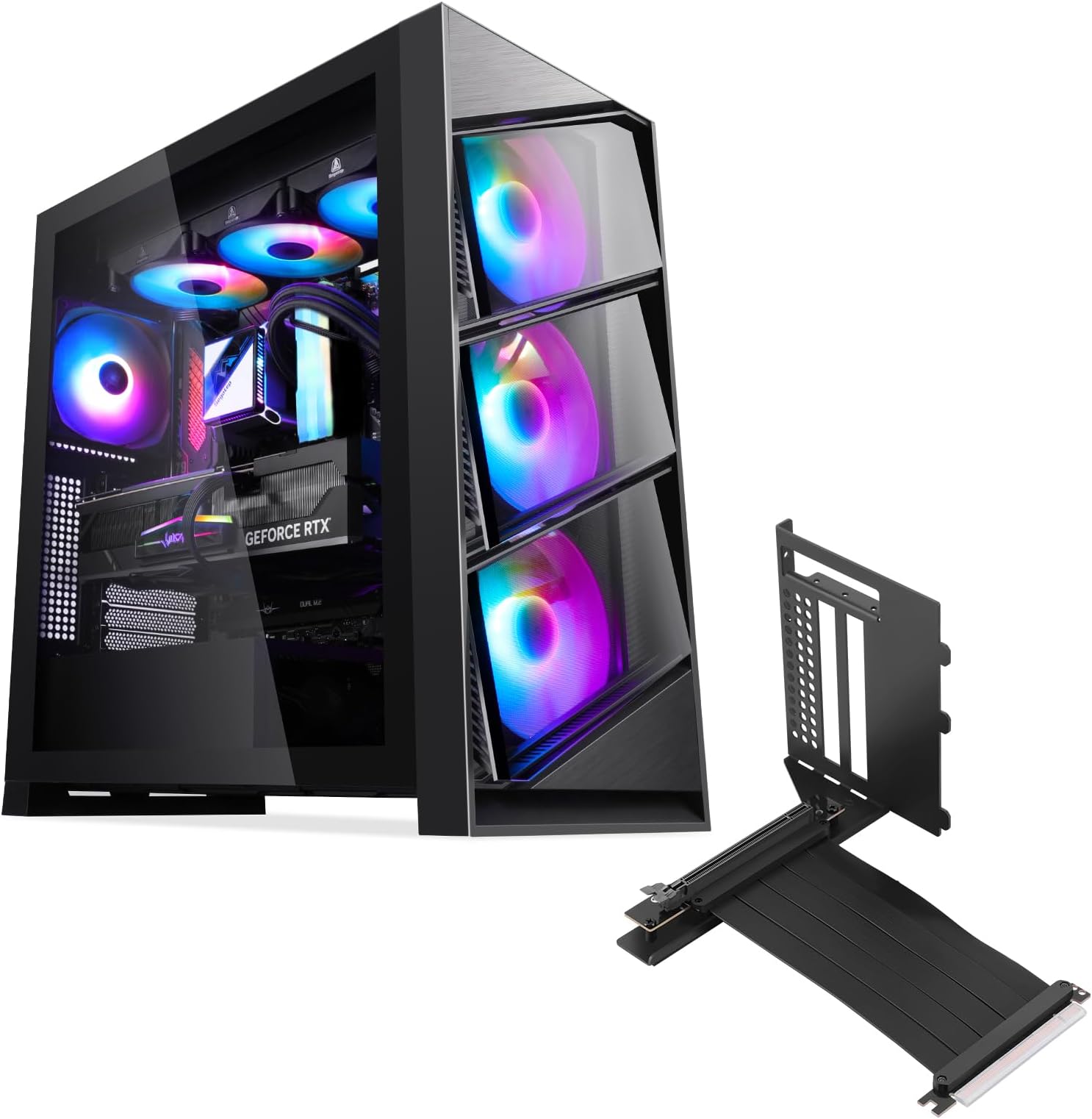 Amazon.com: Segotep T3 Black Mid-Tower ATX Gaming PC Case Support Top ...