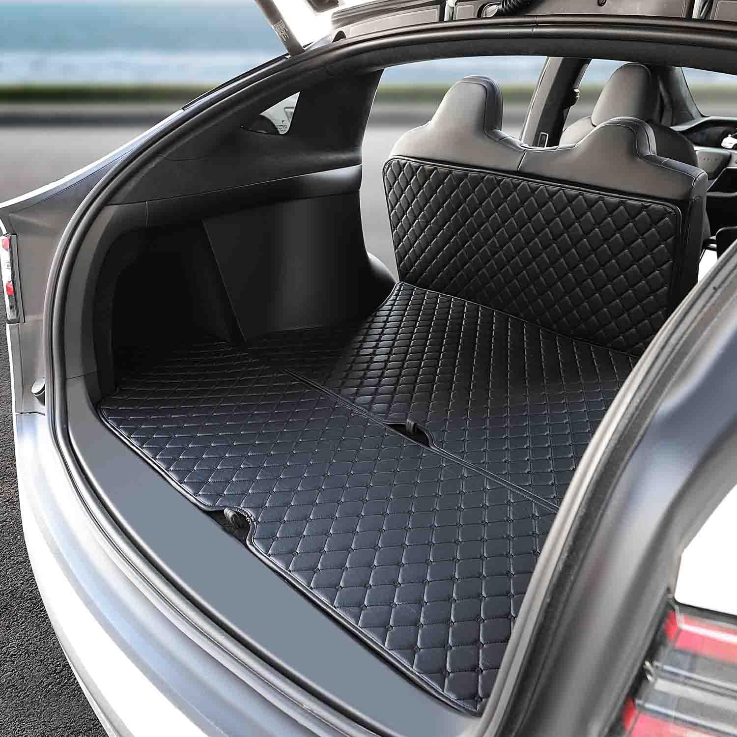 Topfit Tesla Model X 2022 2023 2024 5 Seat Trunk Mats and 2rd Row Seat ...