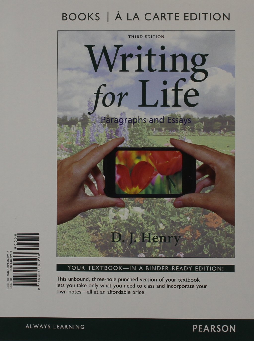 Amazon.com: Writing for Life: Paragraphs and Essays, Books a la Carte ...