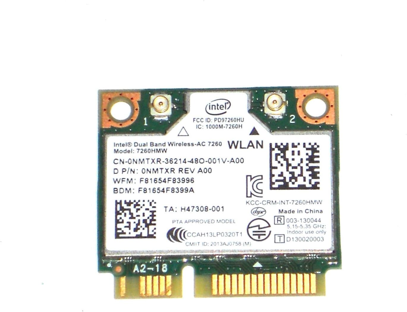Amazon.com: Intel Dual Band Wireless Ac 7260 Wlan Wifi 7260hmw Mini-pci ...