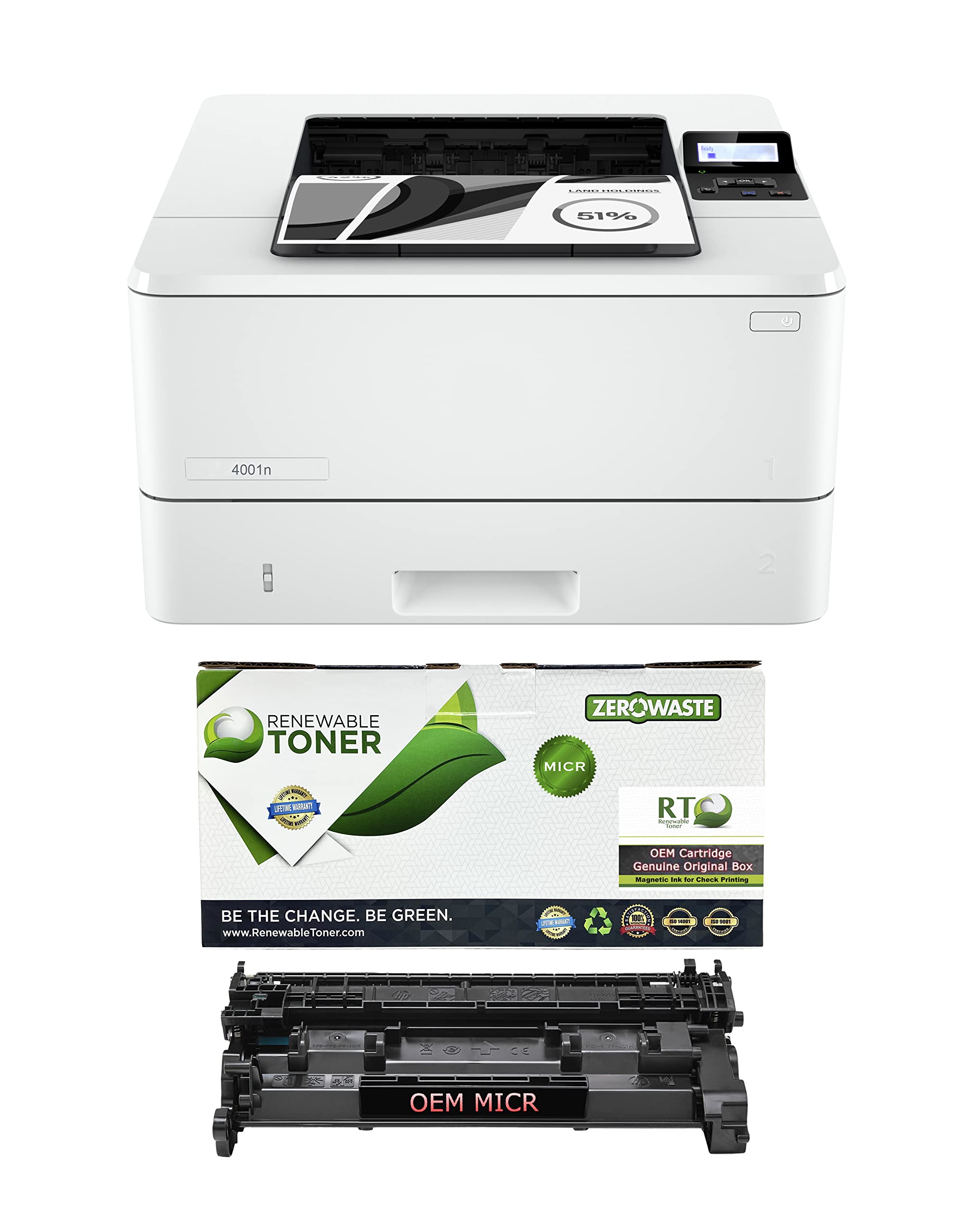 Amazon.com: RT 4001n Office Check Printer Bundle with 1 OEM Modified ...