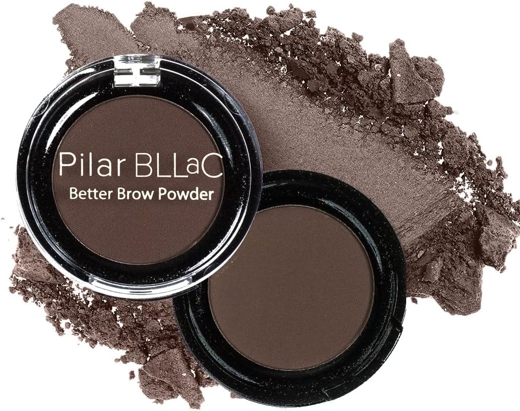 Amazon.com : Pilar BLLaC Brown To Dark Brown Better Brow Powder, Soft ...