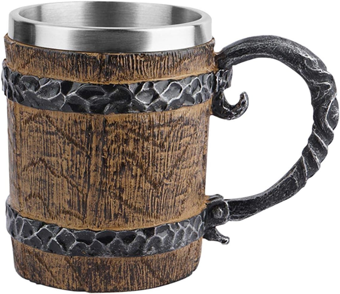 Chuug The Dusk V2 Wooden Beer Tankard Charcoal Rope Handle with Gift ...