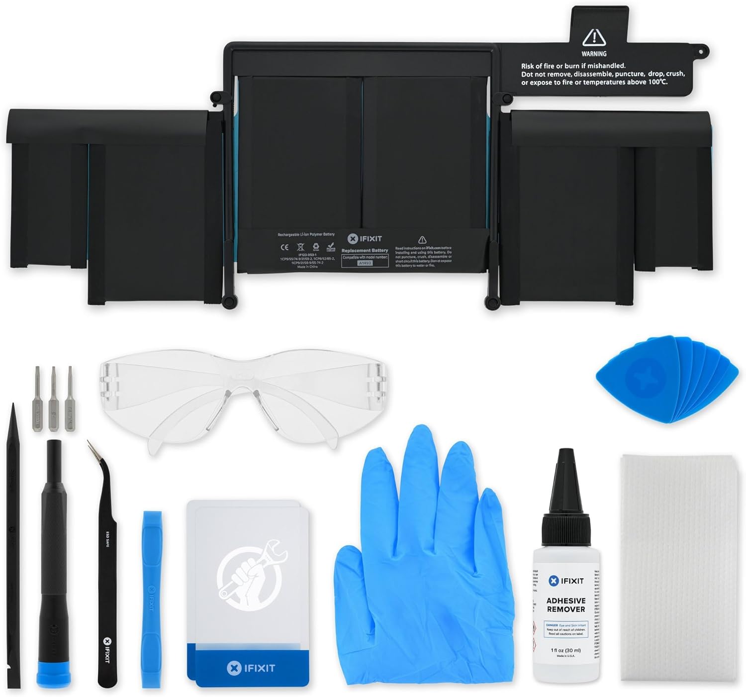 Amazon.com: iFixit A1502 A1493 Battery for MacBook Pro 13" Retina (Late ...
