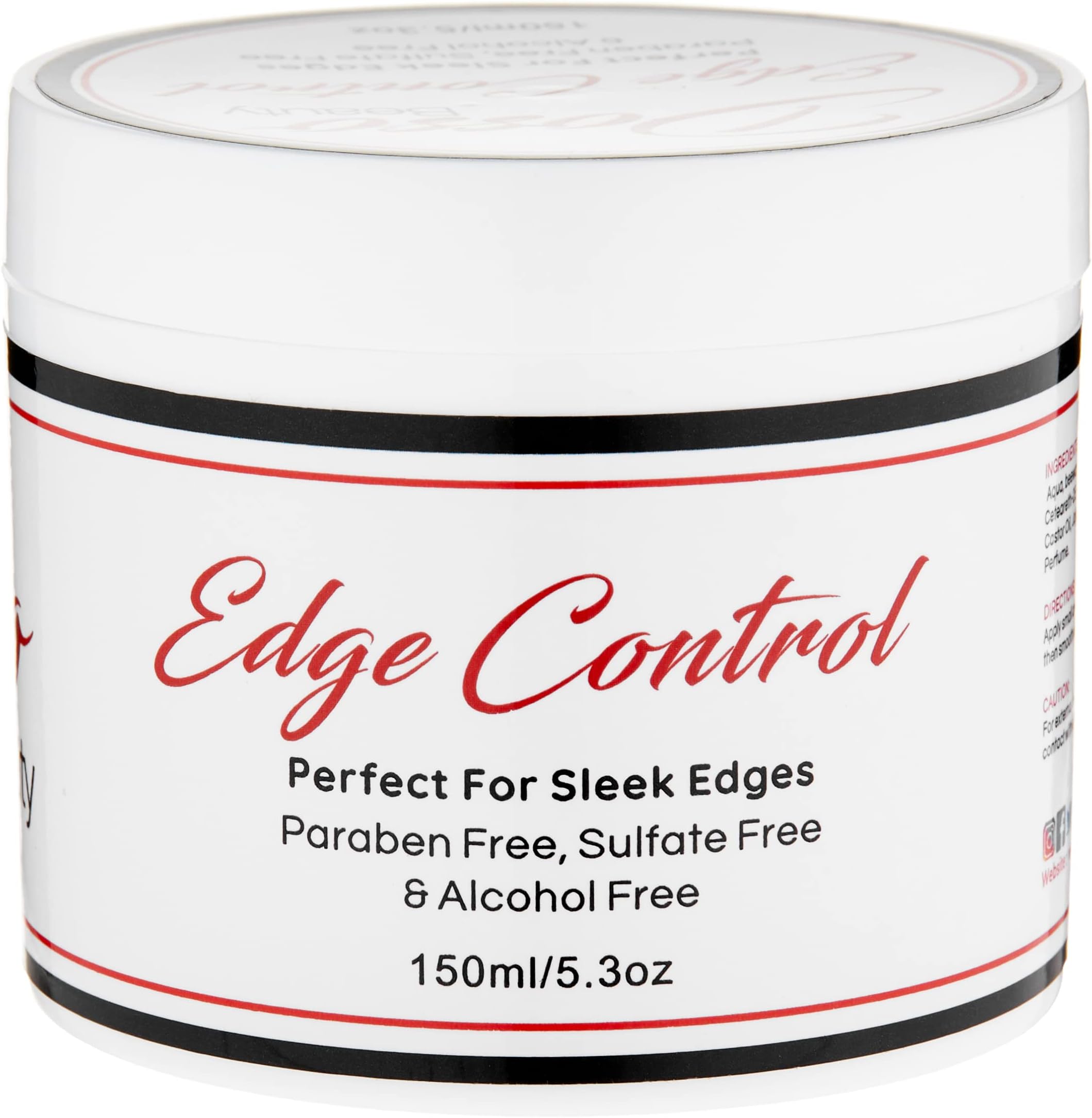 Amazon.com : On Natural Organic Edge Control Hair Gel, Black Castor Oil ...