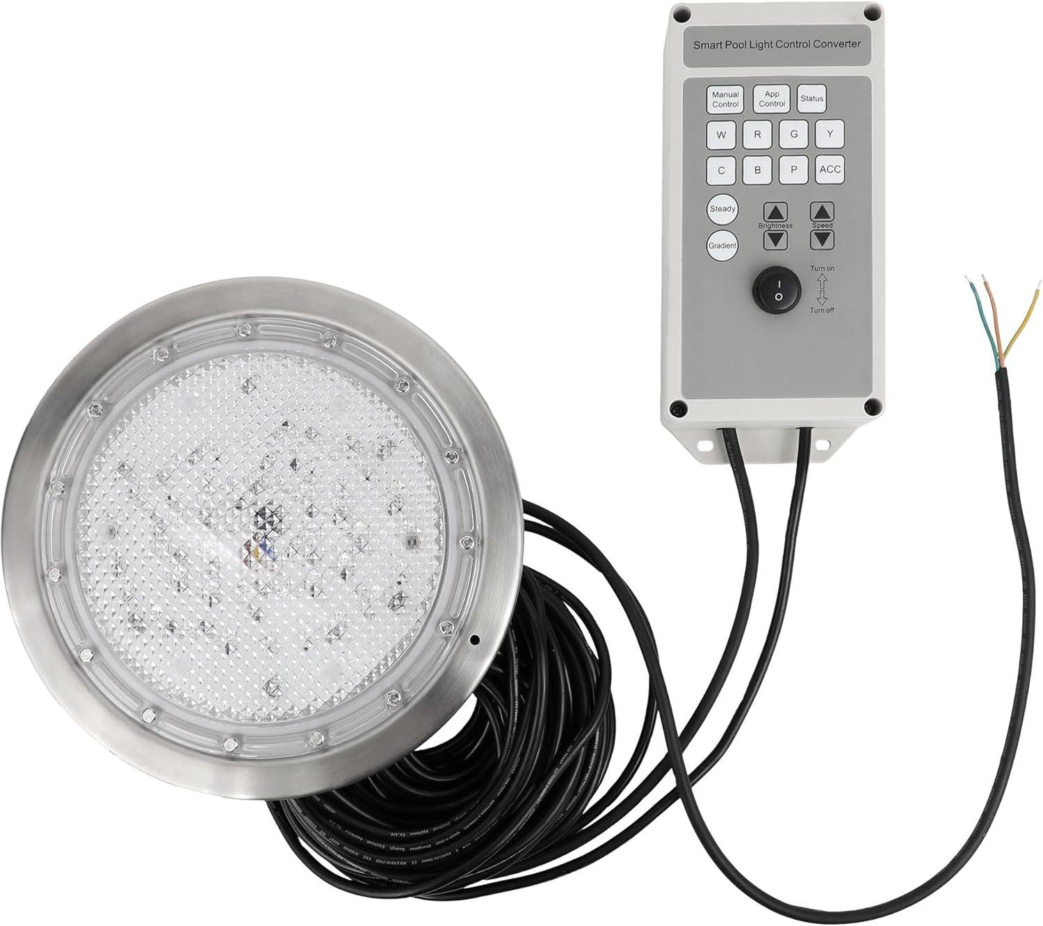 Amazon.com: Lanmun 6 Inch AC120V Pool Lights, LED RGBW Lights for ...