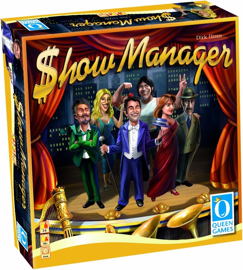 Amazon.com: Show Manager - Board Game (6 Player) : Toys & Games