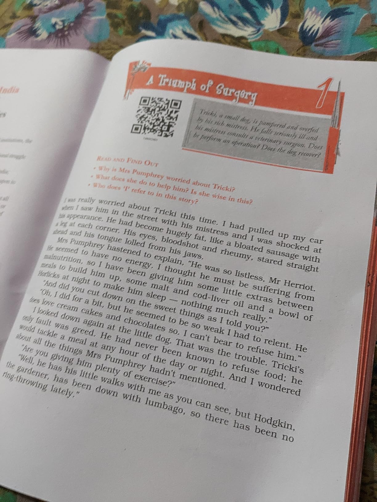 Footprints Without Feet - Supplementary Reader In English Textbook For ...