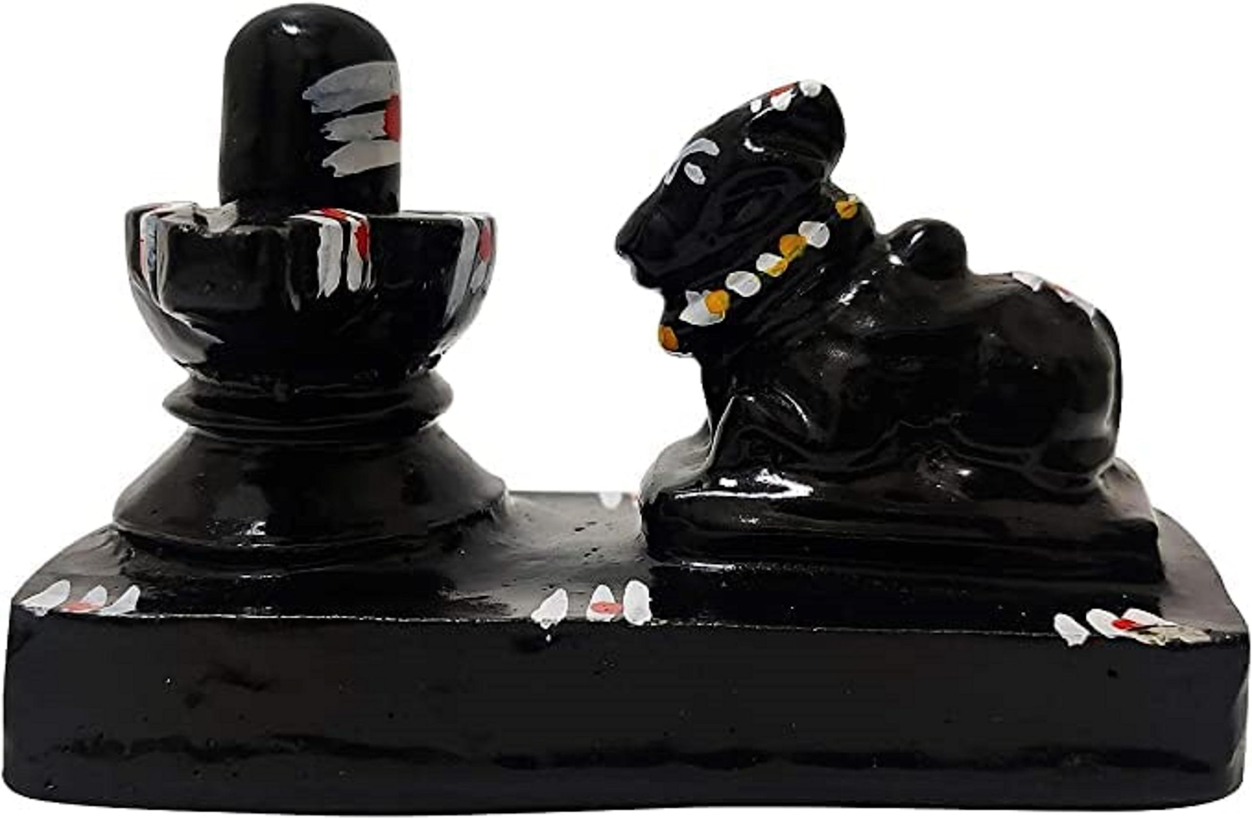 Hindu God Shiva Lingam With Nandi Statue For Puja Stone | Desertcart INDIA