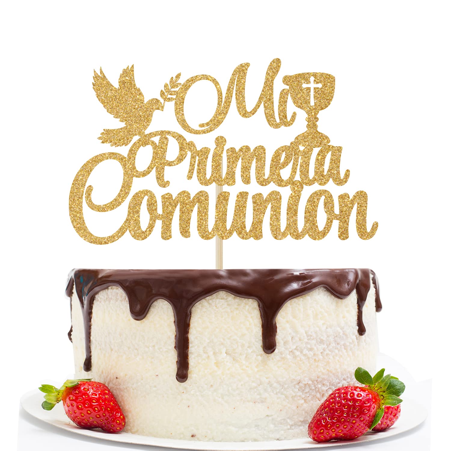 Buy Mi Primera Comunion Cake Topper, First Communion Cake Decor, God ...