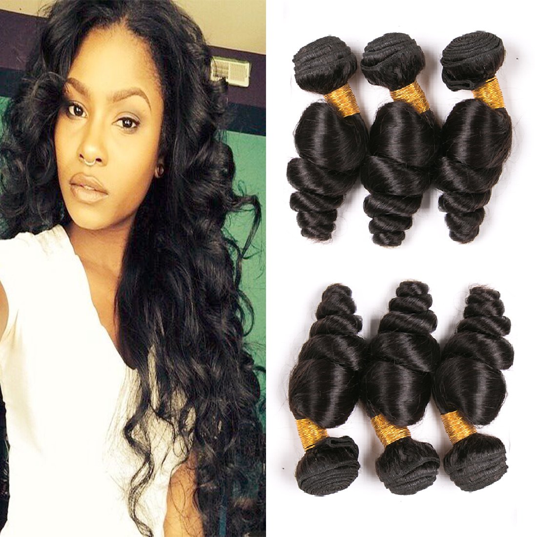 Peruvian Loose Wave Weave