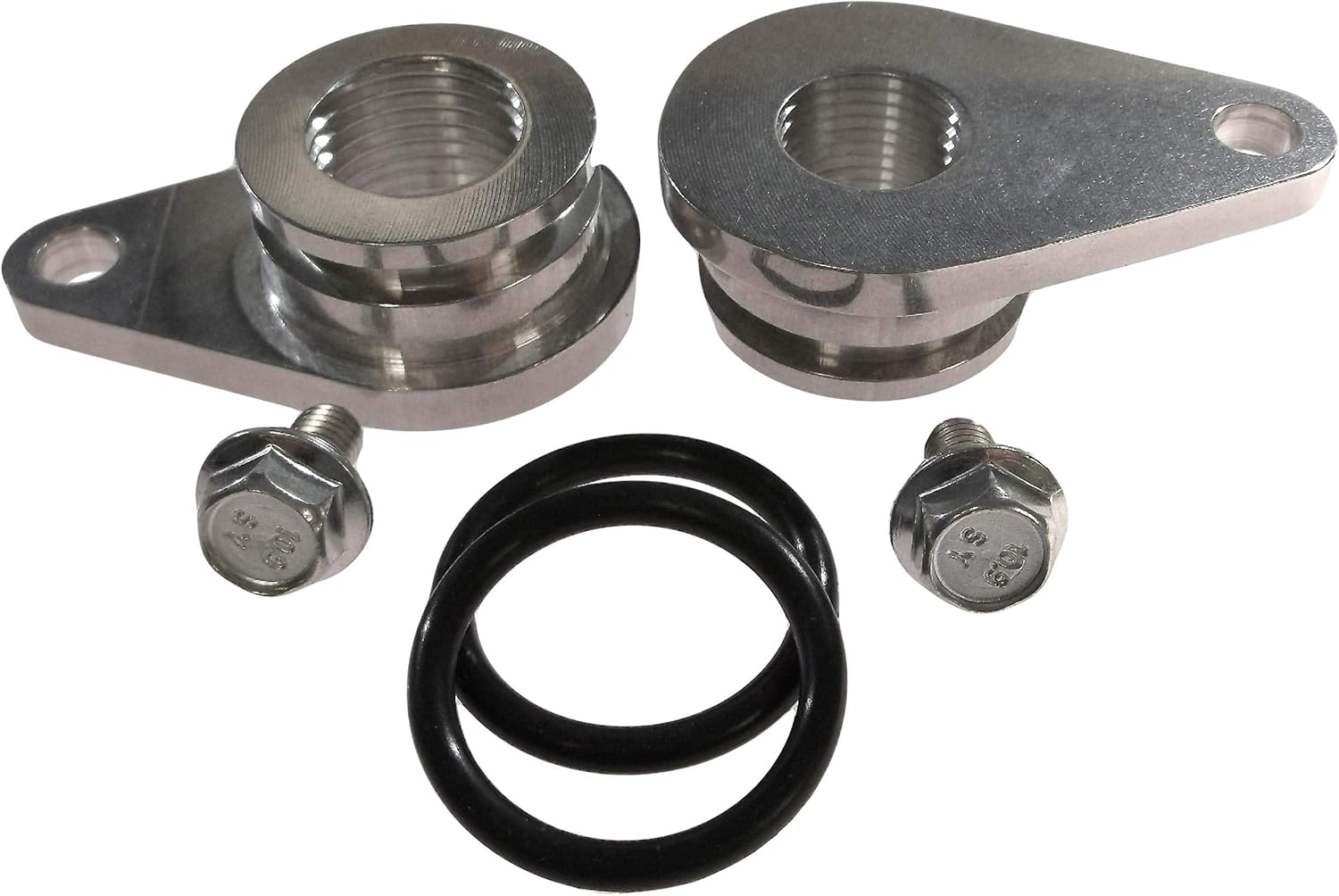 Amazon.com: ICT Billet Mod 4.6L 4V Billet Front Cylinder Head Coolant ...