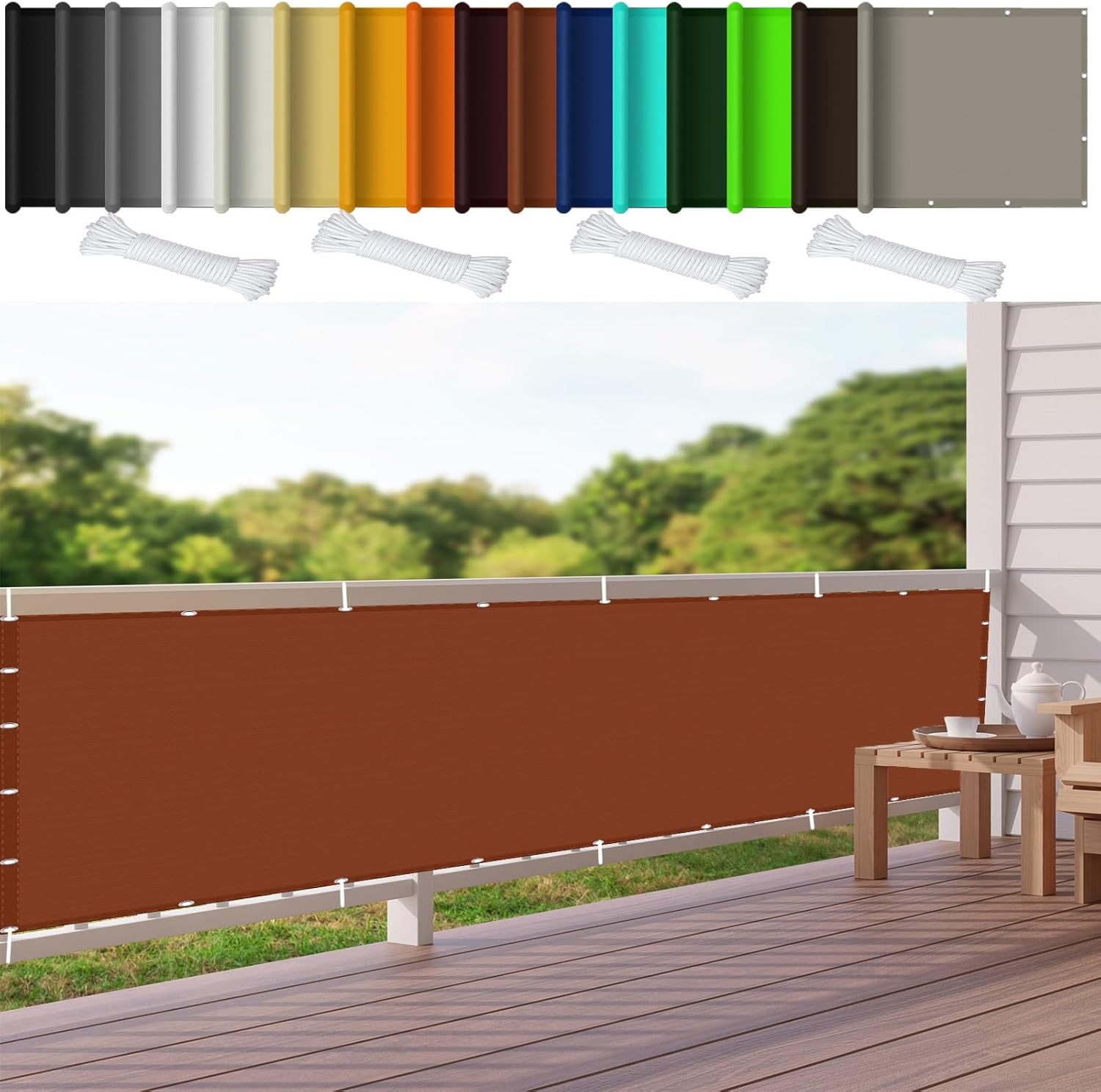 Rectangular Sun Shade Sail Canopy 1.5 x 2.2 m Sun Protection Tarp ...