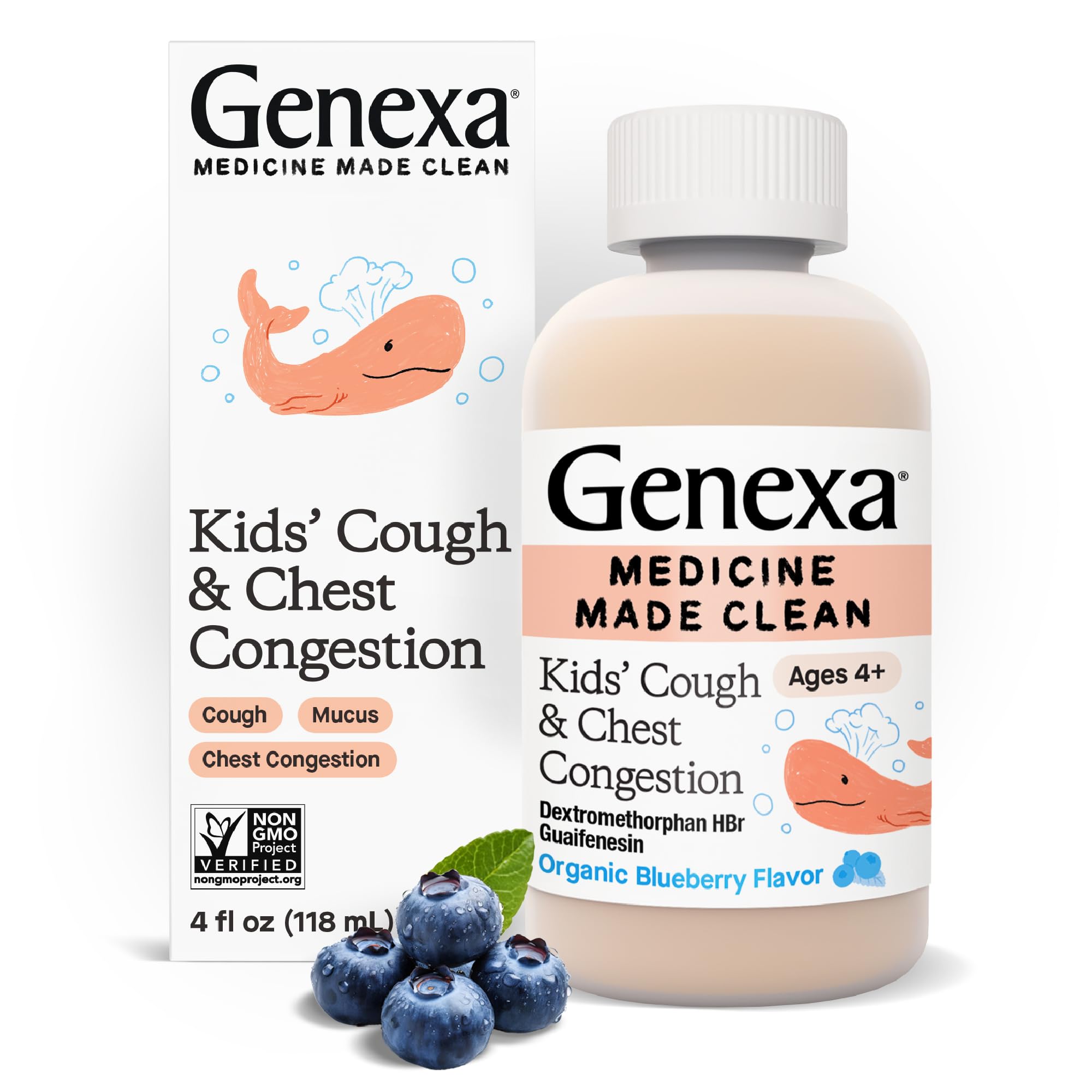 Buy GenexaKids' Liquid & Chest Congestion Medicine | Multi-Symptom for ...