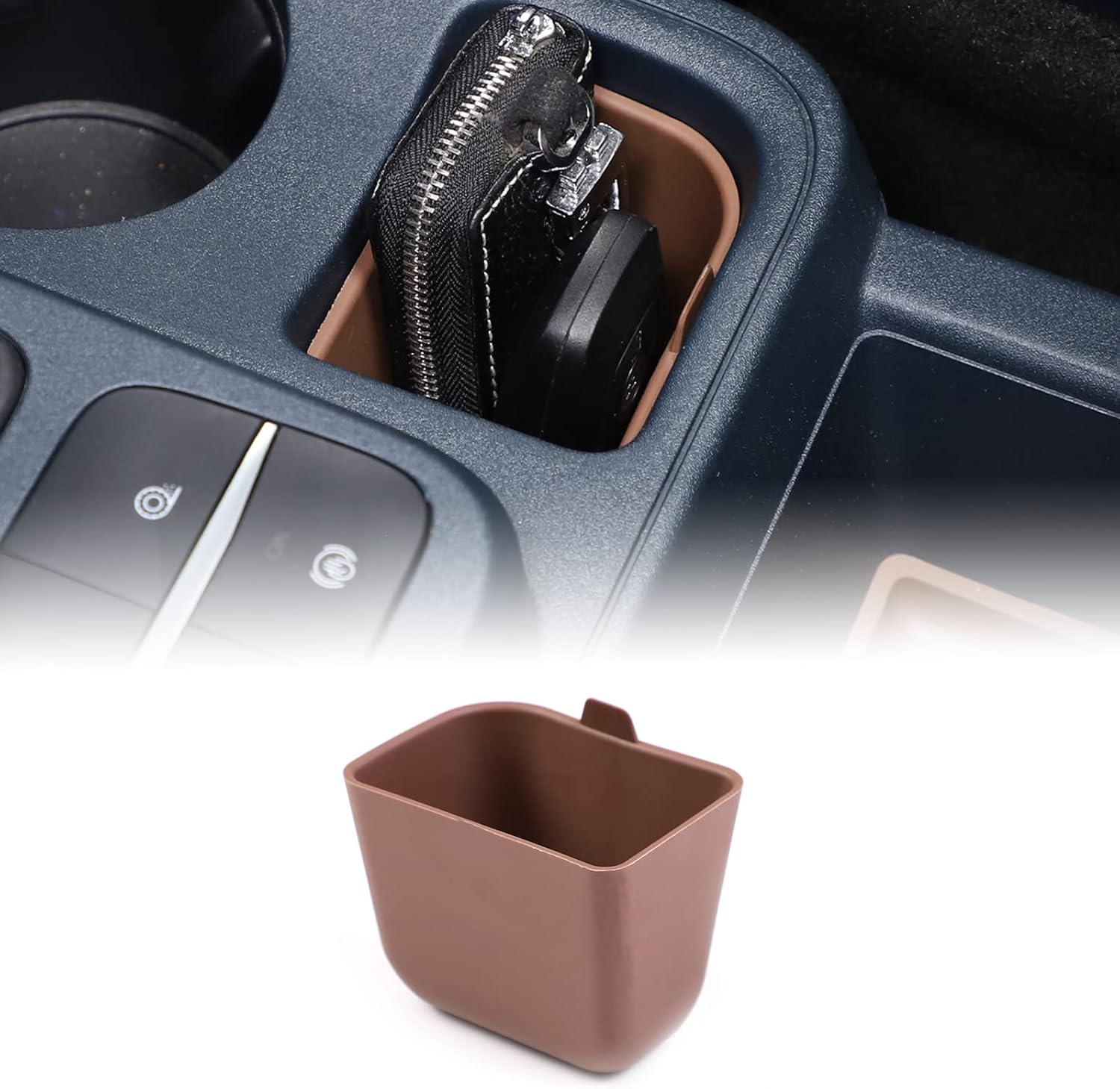 Amazon.com: Aunginsy Car Cup Holder Rear Storage Slot Pad Compatible ...