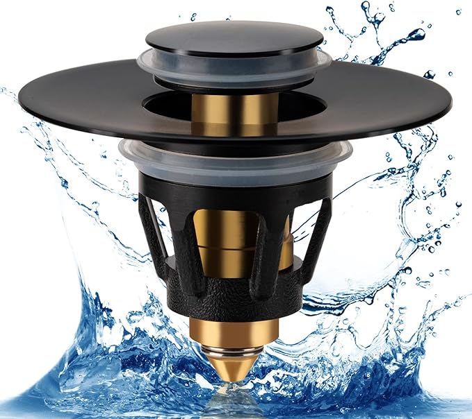 Three colors Bathroom Sink Stopper, 1.1-1.5" Bathroom Sink Strainer ...