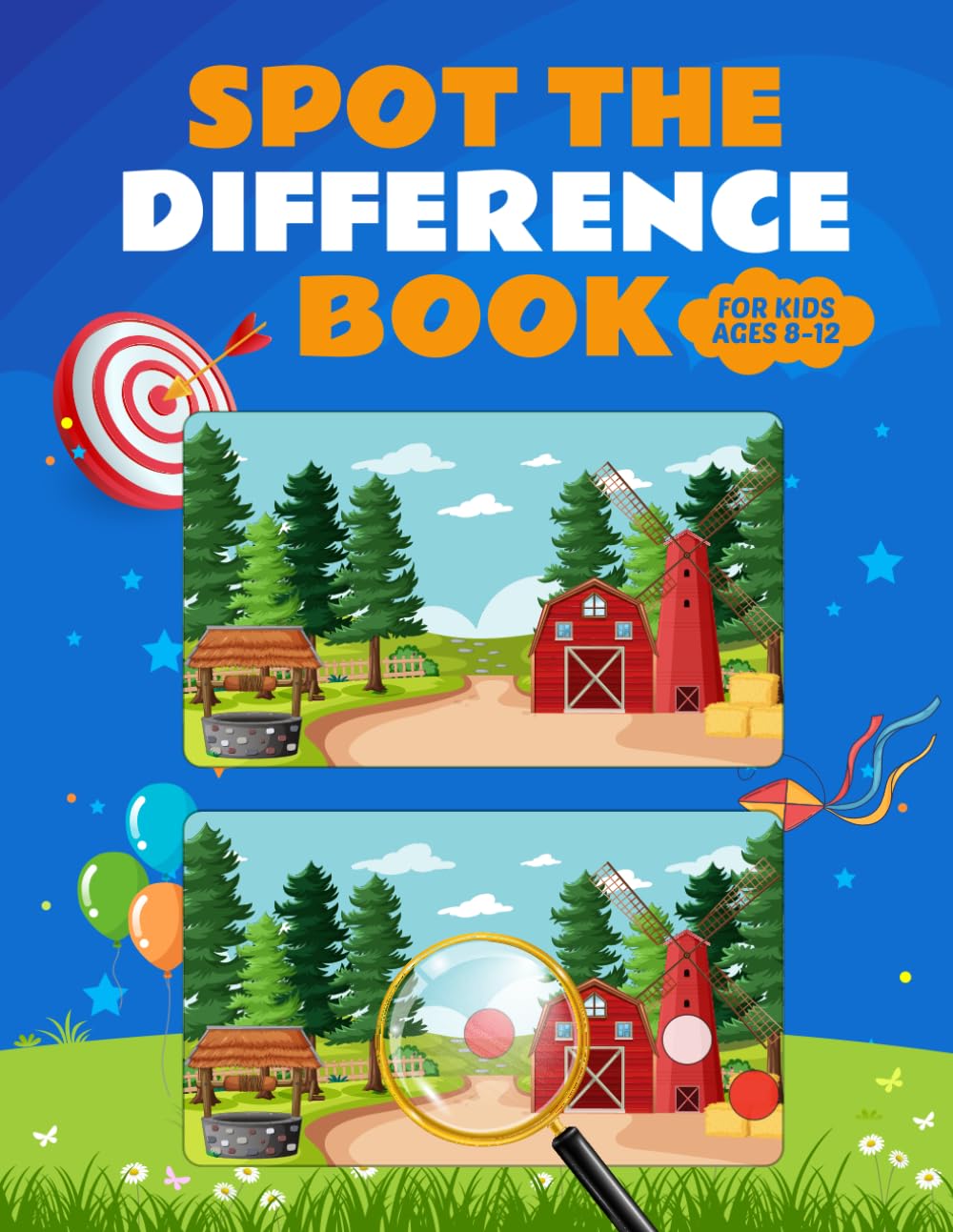 Spot The Difference Book For Kids Ages 8-12: Hosain, Kazi ...