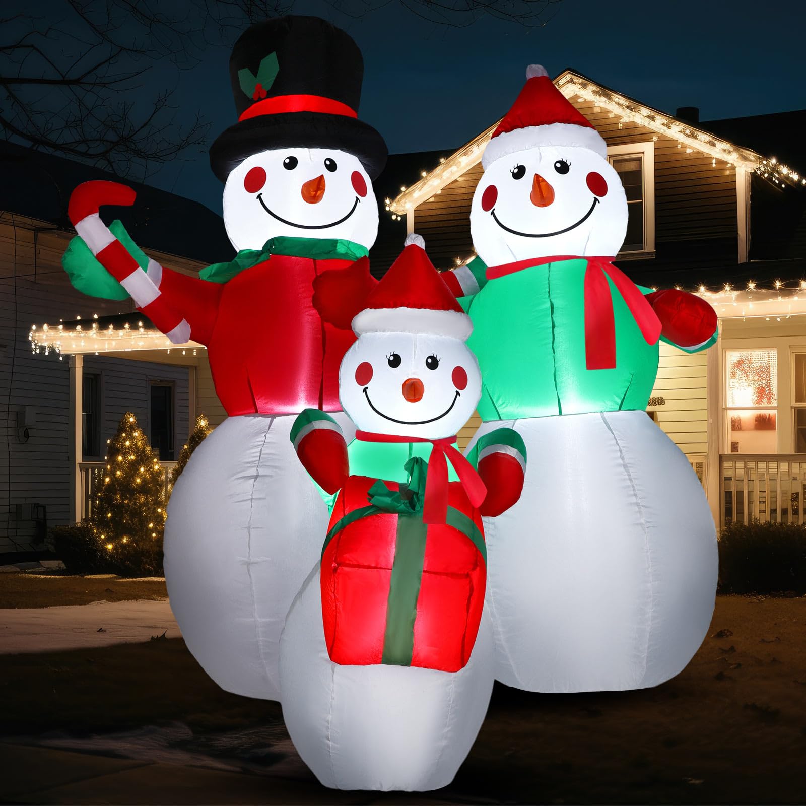 Snapklik.com : Shappy 6 Ft Christmas Inflatables Outdoor Decorations ...