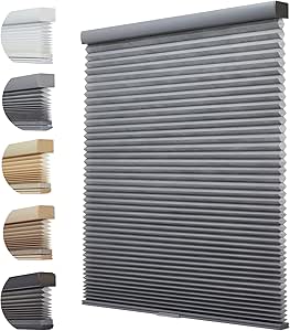 Amazon.com: Persilux Custom Size Light Filtering Cellular Shades Cordless Blinds for Windows ...