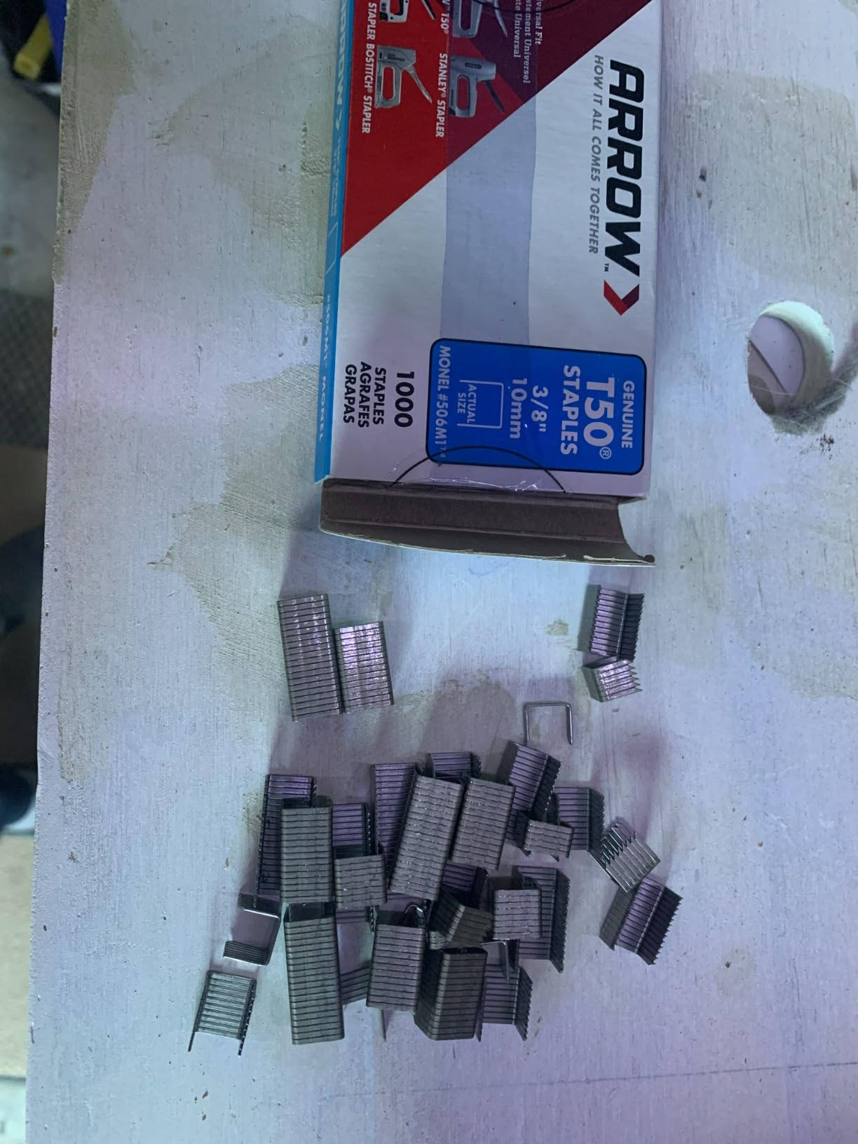 Arrow Fastener 506M1 Heavy Duty T50 Monel Staples for Marine ...