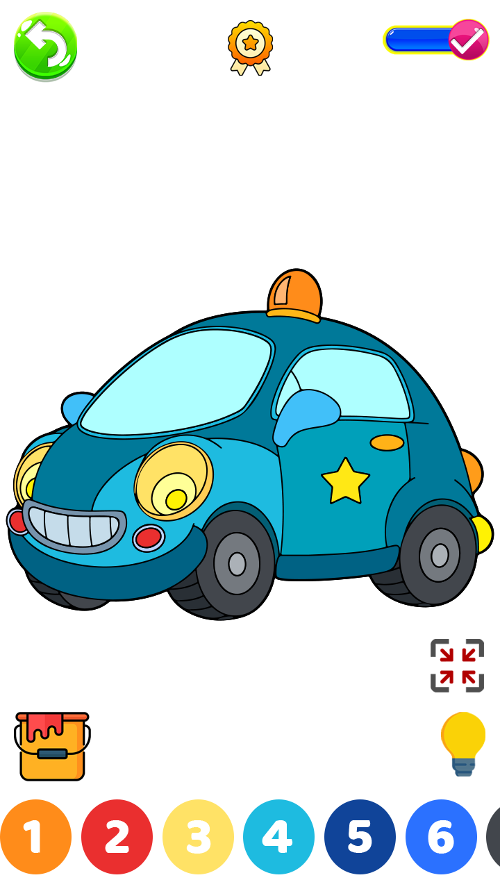 Cars Color By Number For Kids - World Cars Coloring Book:Amazon.com ...
