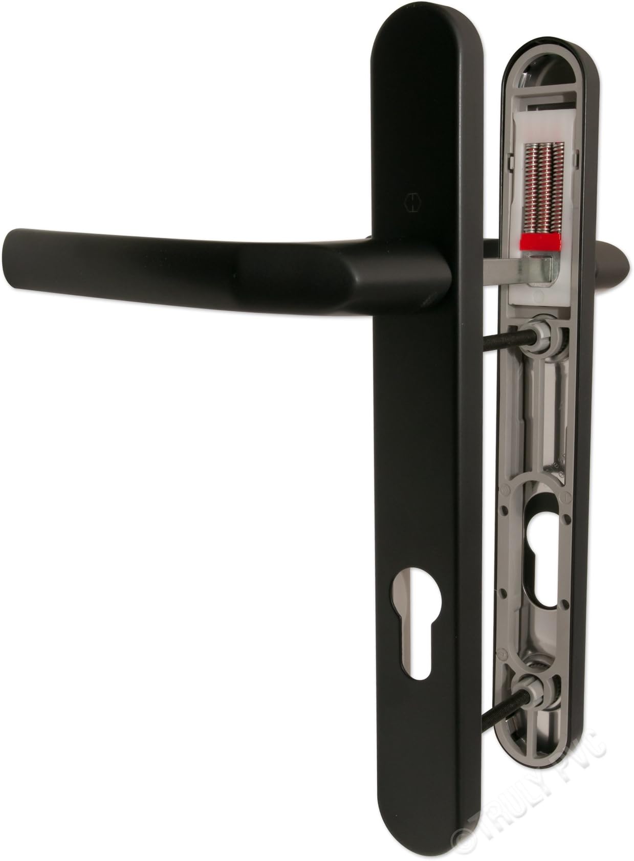 Birmingham Hoppe White Pair Handle 92PZ or 92mm Sprung Lever UPVC Door ...