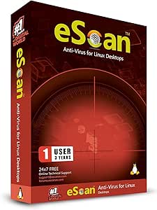 Amazon.com: eScan Antivirus for Linux Desktop Web Filtering Real Time ...