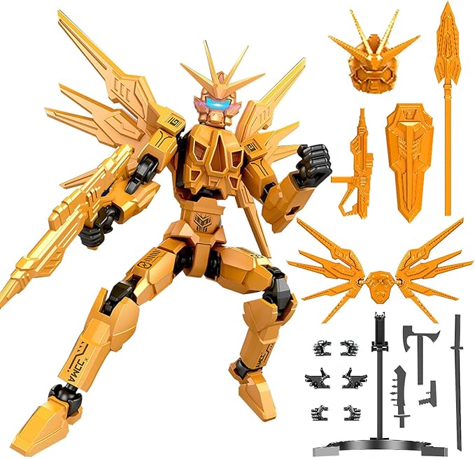 Amazon.com: Assembled T 13 Action Figure with Multiple Accessories,3D ...