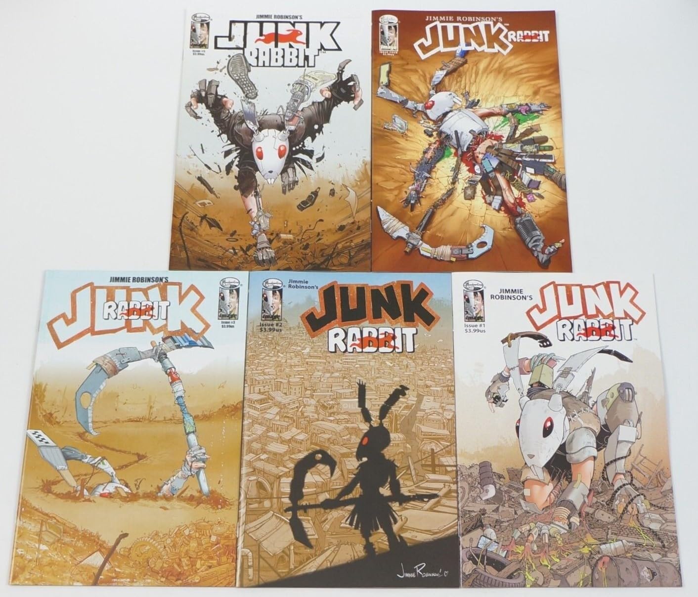 Junk Rabbit #1 2 3 4 5 complete series: Jimmie Robinson: Amazon.com: Books