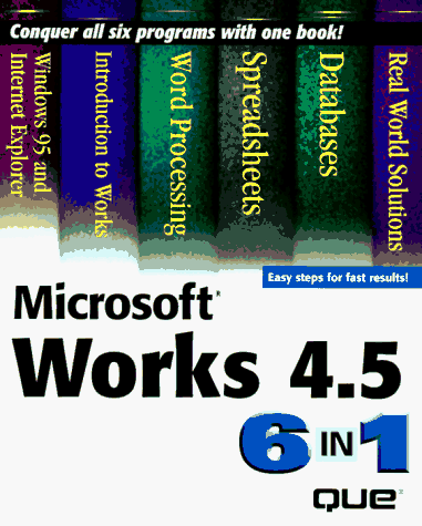 Amazon.com: Microsoft Works 4.5 6-In-1: 9780789713575: Calabria, Jane ...