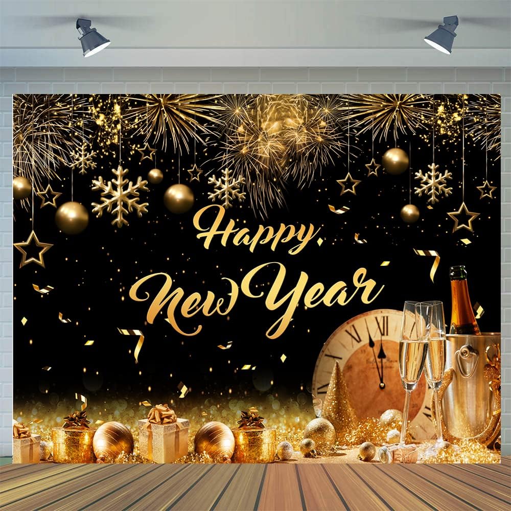 Amazon.com : Happy New Year 2025 Backdrops for Photoshoot 10x8ft Vinyl ...
