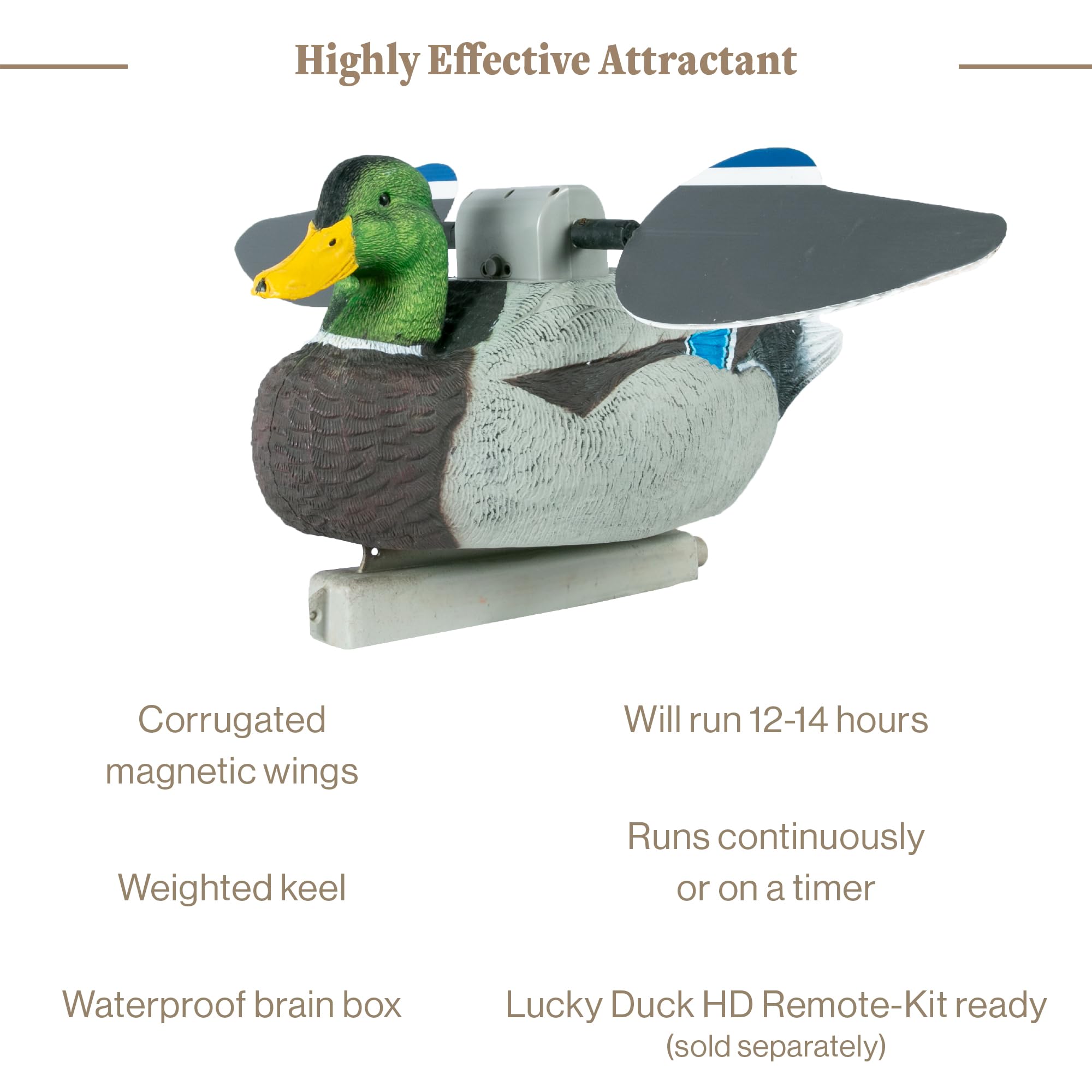 Snapklik.com : Lucky Duck Water Motion Duck Hunting Decoys