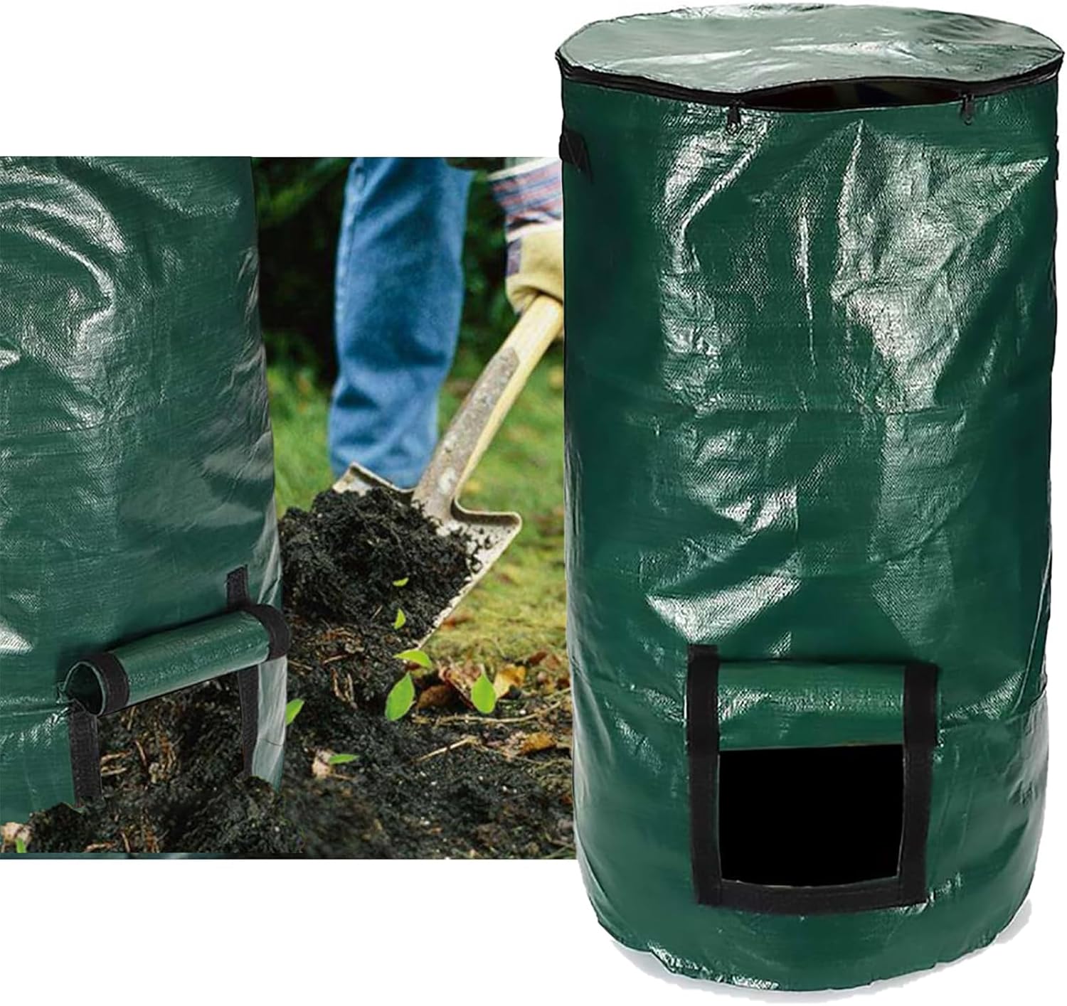 Sacs à compost de 100 litres, sacs à compost de jardin réutilisables ...