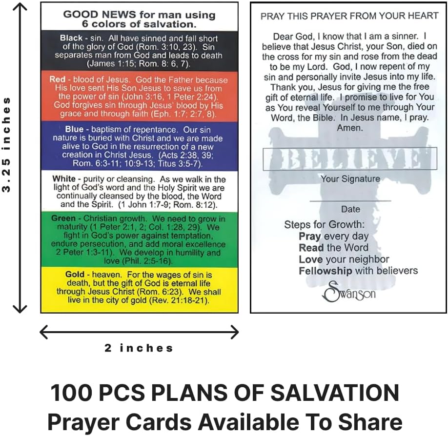 Salvation Wallet Prayer Cards - Portable Pocket Nepal | Ubuy