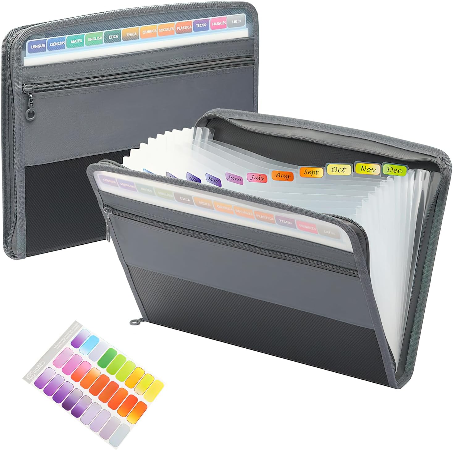 A4 Folders, Binder Folder Day Folder Folders for School Zip Folders ...