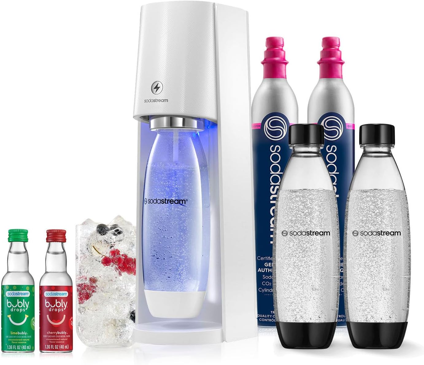 Amazon.com: SodaStream Fizzi Sparkling Water Maker Starter Kit - Black ...