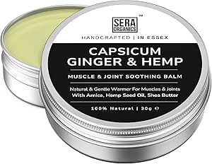 Capsicum & Ginger Warming Cream – Hemp, Arnica & Black Pepper | Muscle & Joint Soother | Natural ...