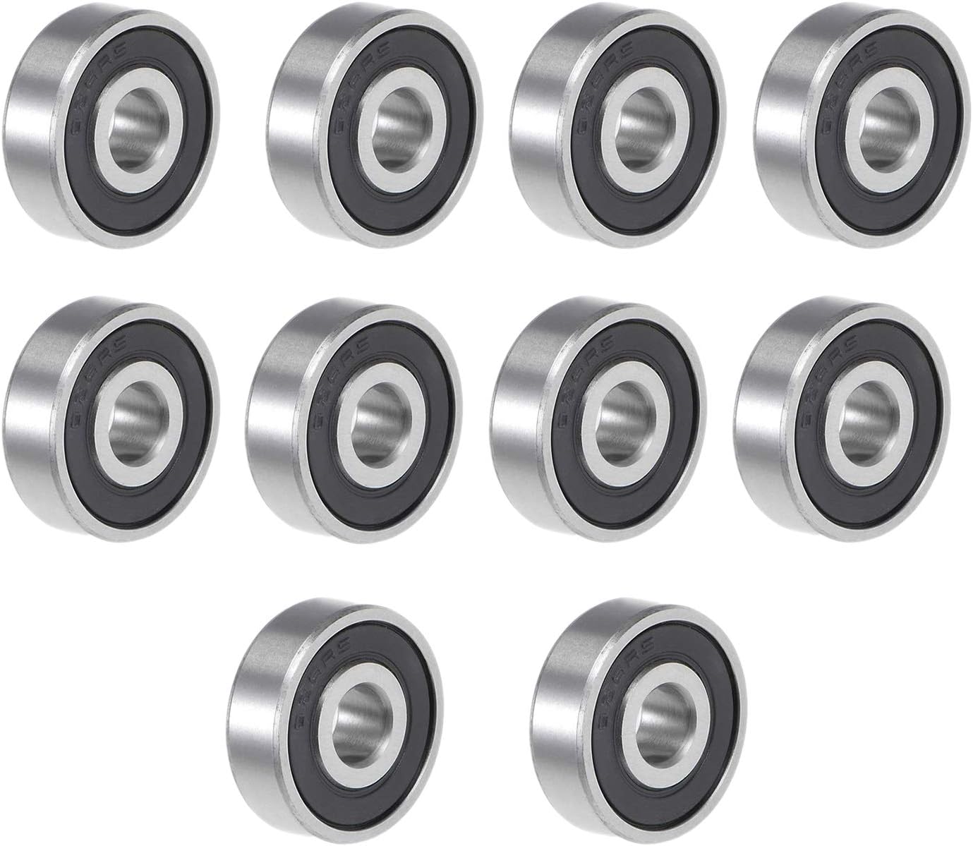 Deepgroove Bearing,625RS 20pcs Rubber Sealed Deepgroove Ball Bearings ...