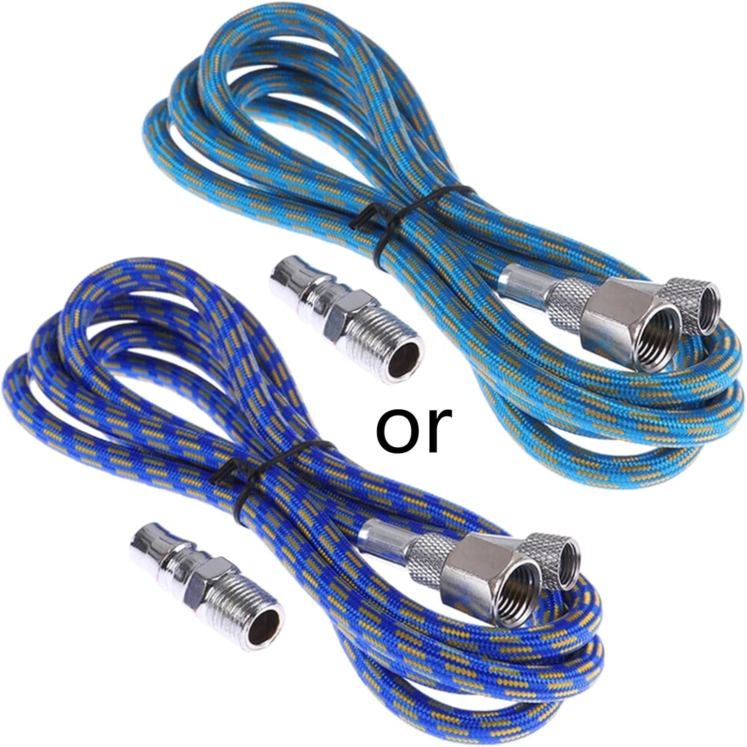 Braided Air Hose Air Compressor Tool Adaptor Fitting 1.8M for Most with ...