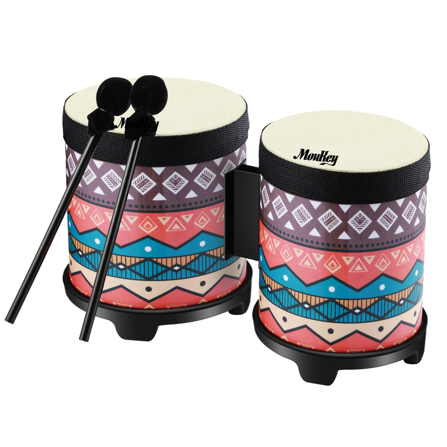 Moukey Kids Toddlers Bongo Drum Set 5 Inch And 6 | Desertcart INDIA