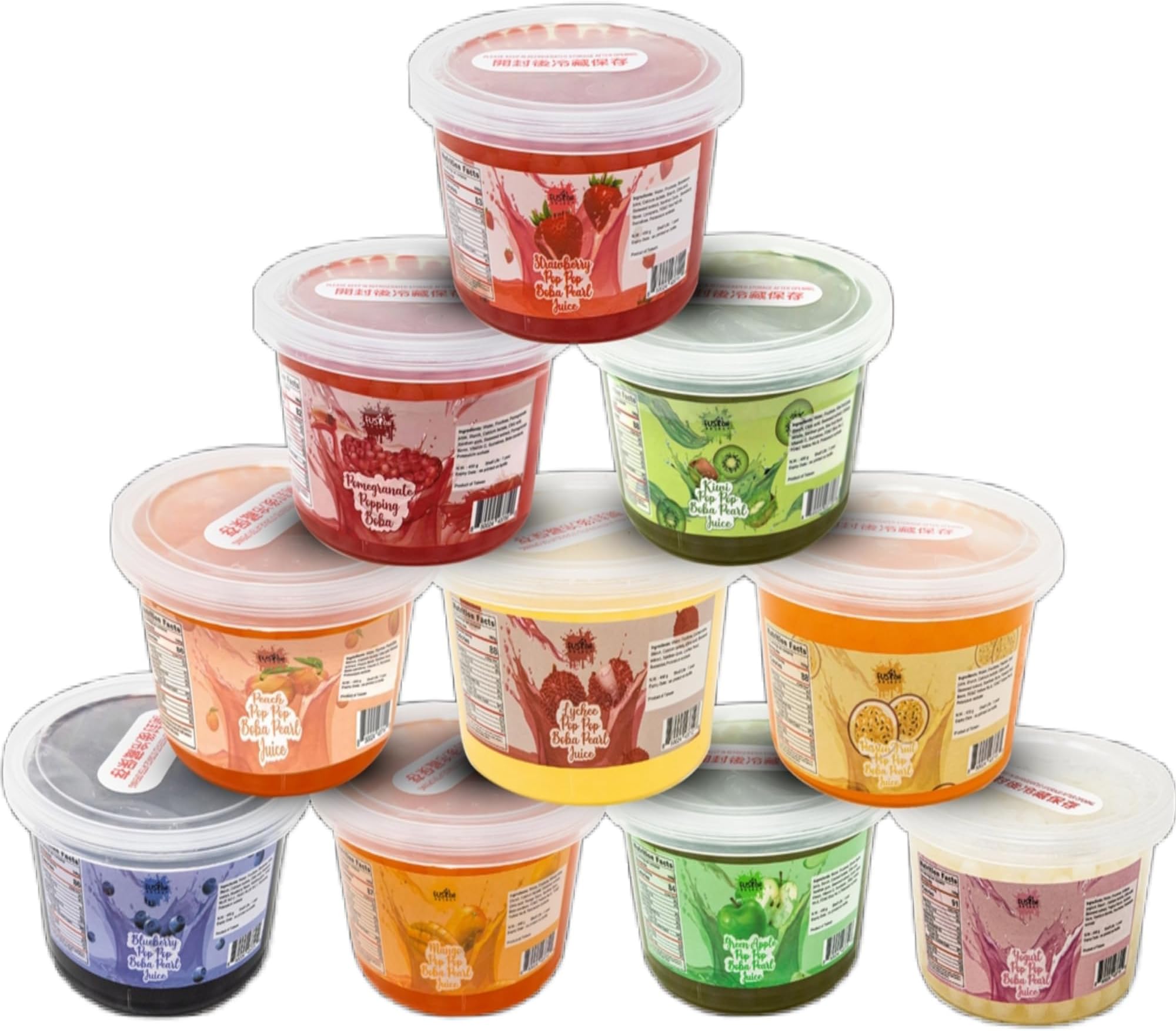 Amazon.com: Bursting Popping Boba (7.26lbs) (Strawberry) : Grocery ...