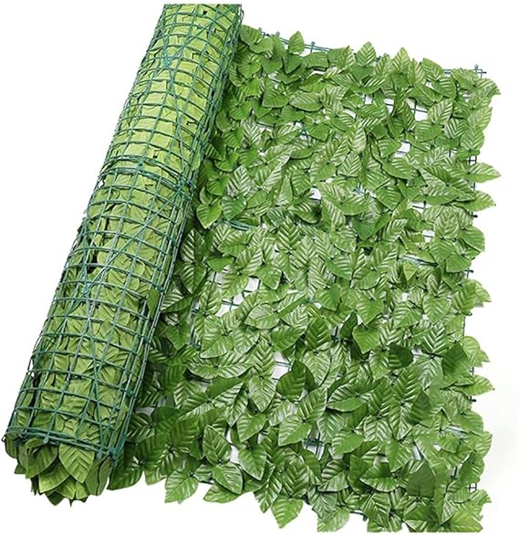 Emeili Best Artificial Ivy Privacy Fence Screen 0.5x3m, Artificial ...