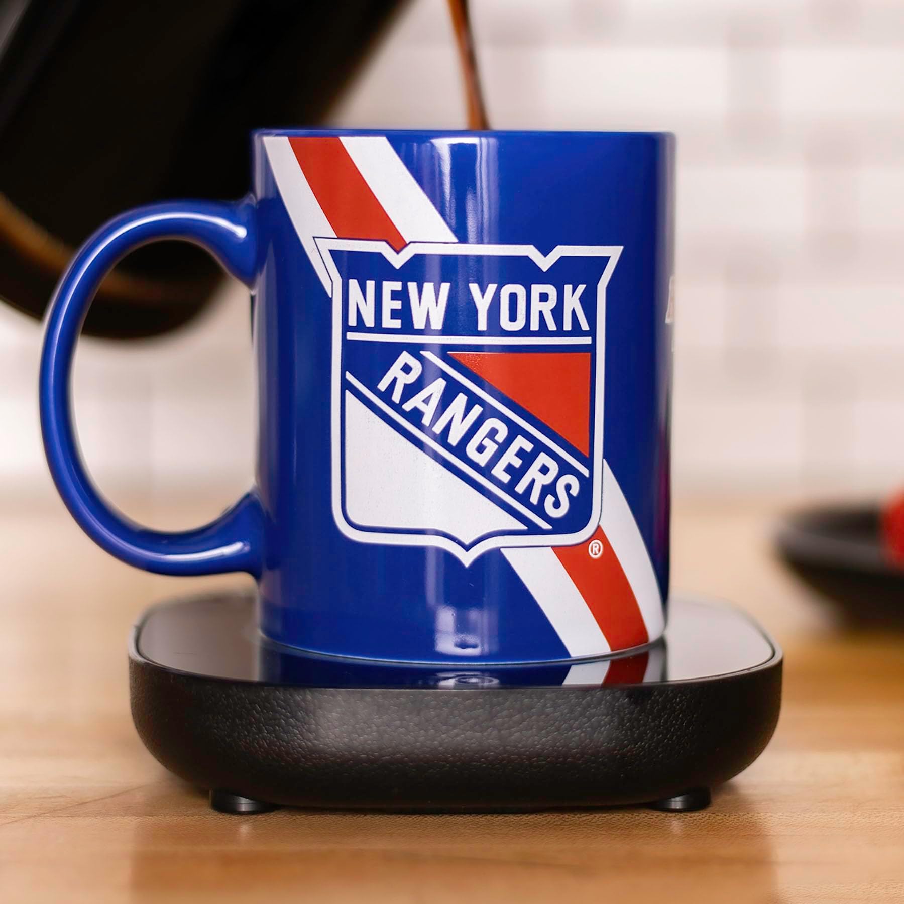 Amazon.com: Uncanny York Rangers Logo Mug Warmer with Mug – Keeps Your ...