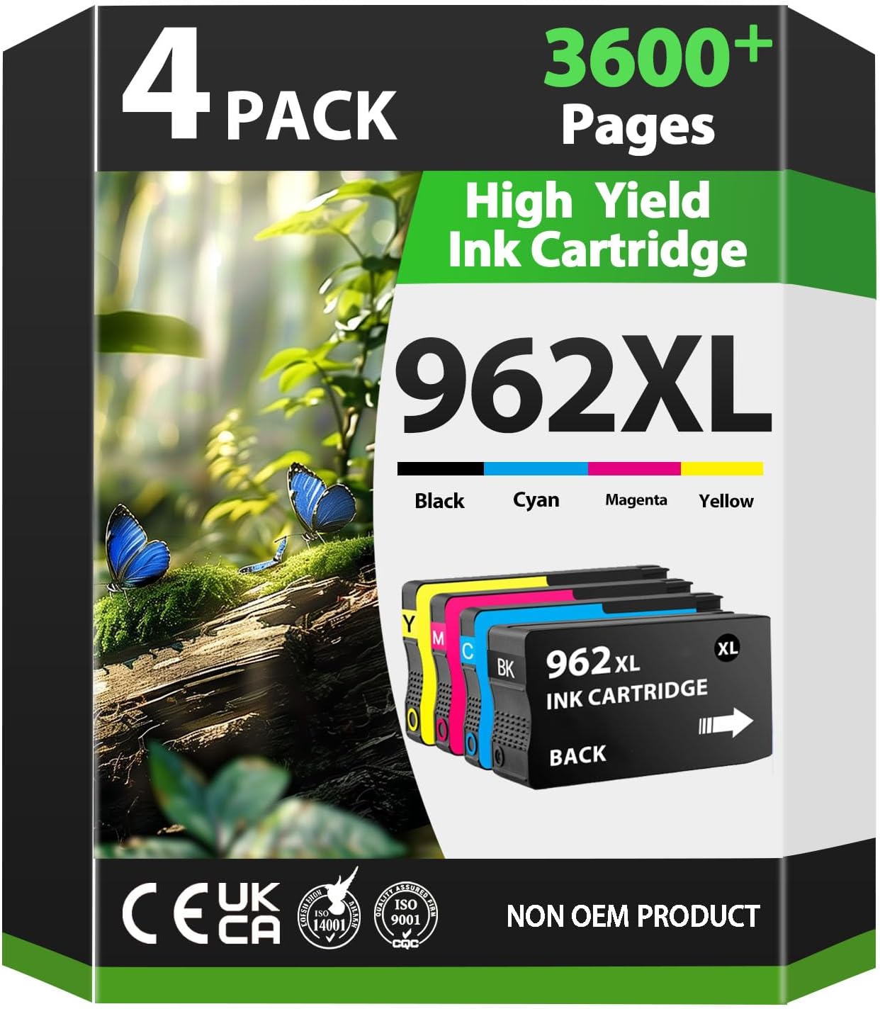 Amazon.com: Duhaink 962XL 962xl 962 XL Ink Cartridge Black and Color ...